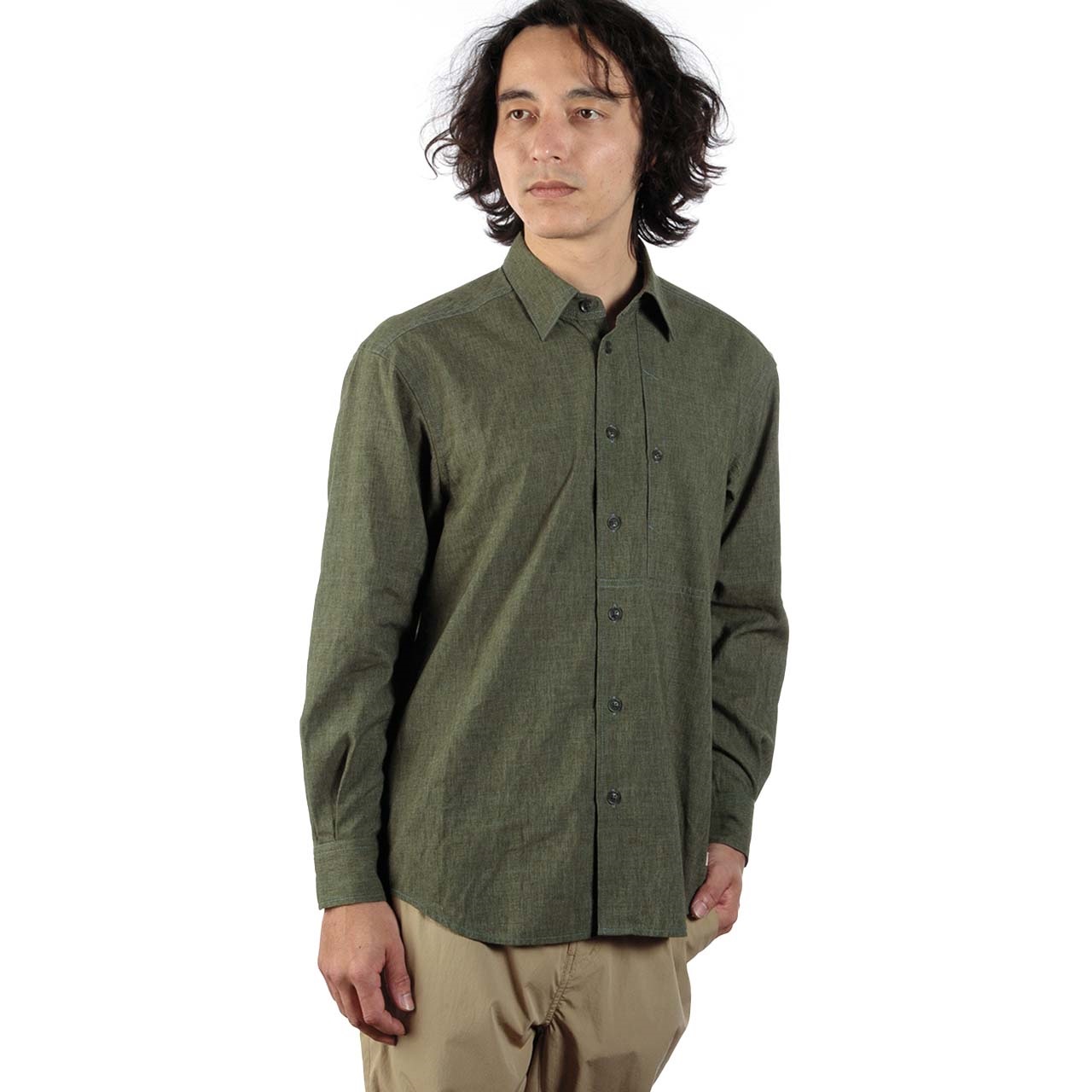 クールマックスシャンブレーシャツ (Men's) | Foxfire ブランド クールマックスシャンブレーシャツ (Men's) | Foxfire ブランド